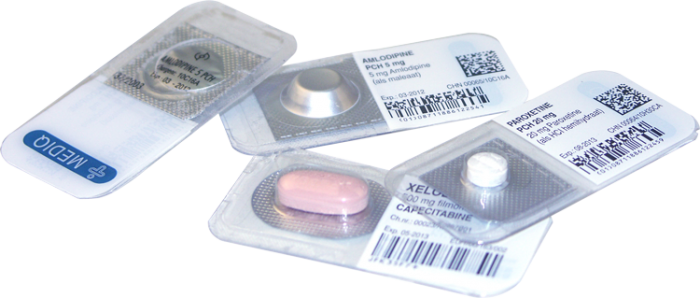 De Unit Dose Pack oplossing. - Unit Dose Pack